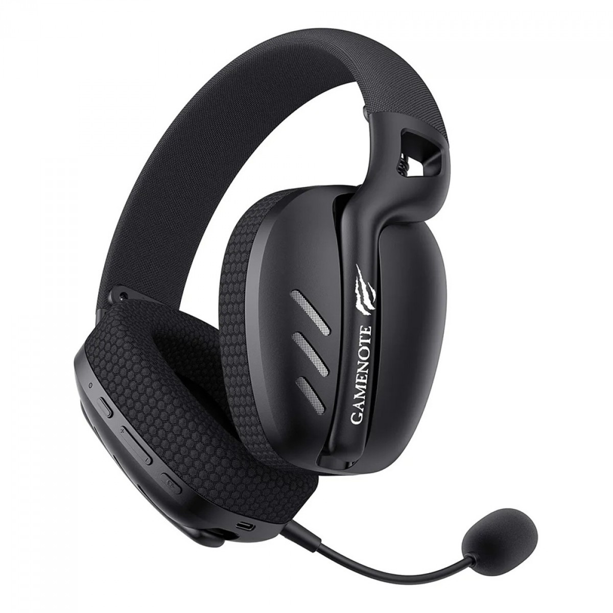 Headset Gamer Havit Quad-Mode Fuxi-H6, Wireless, Bluetooth, USB, 3.5mm, Drivers de 40mm, Preto ...