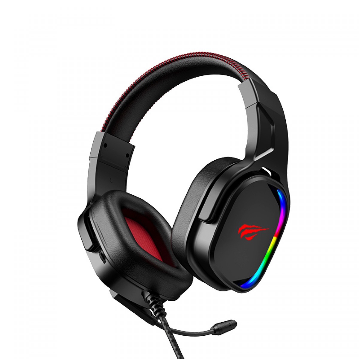 Headset Gamer Havit, RGB, 7.1 Surround, Black, H2022U - Open Box