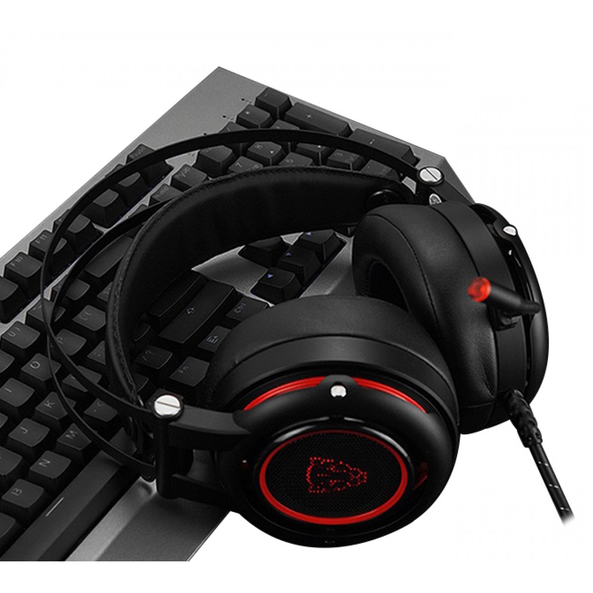 Headset Gamer MotoSpeed H18 Surround, 7.1, Black, FMSHS0053PTO - Open Box