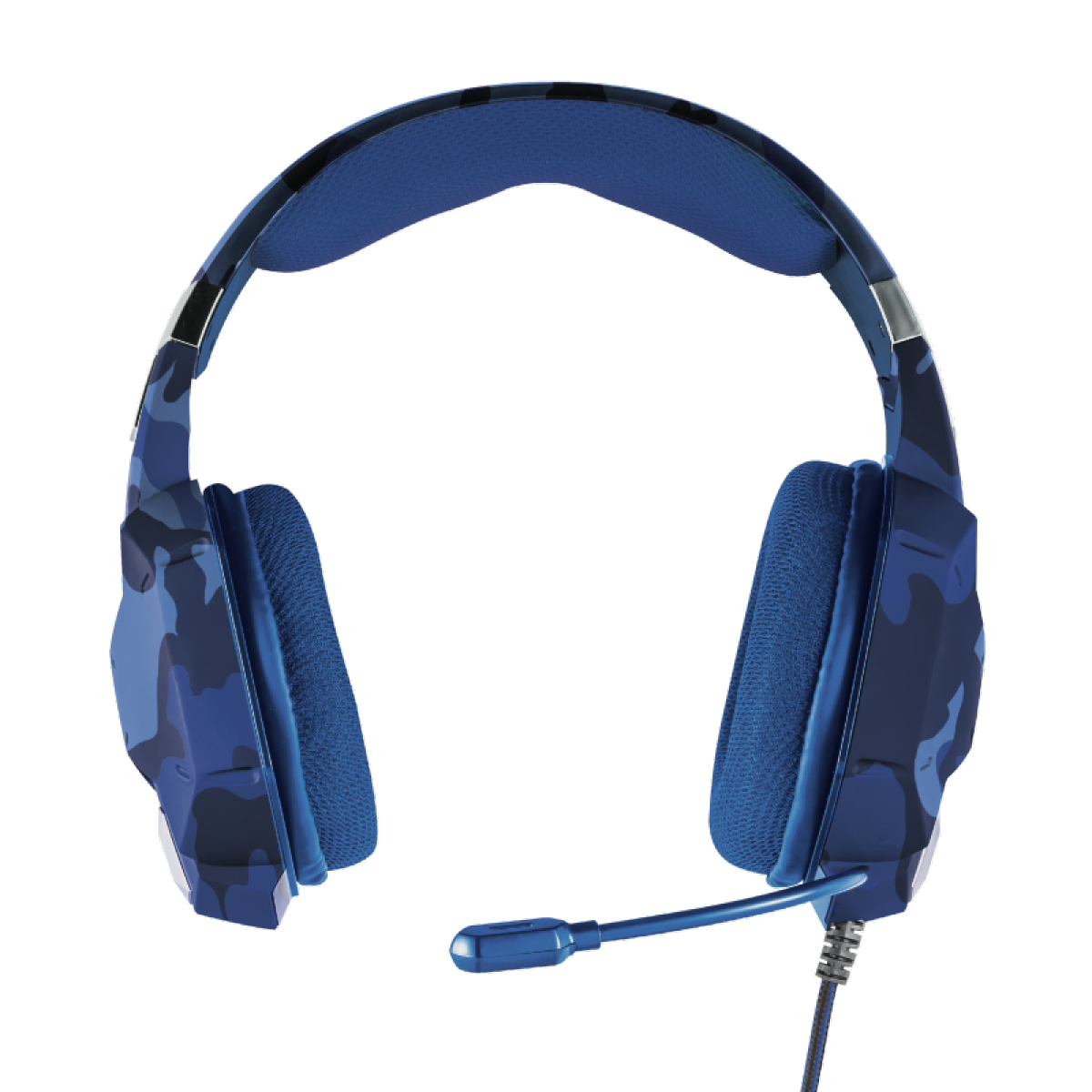 Headset Gamer Trust Carus, Multiplataforma, Azul, GXT322B - Open Box