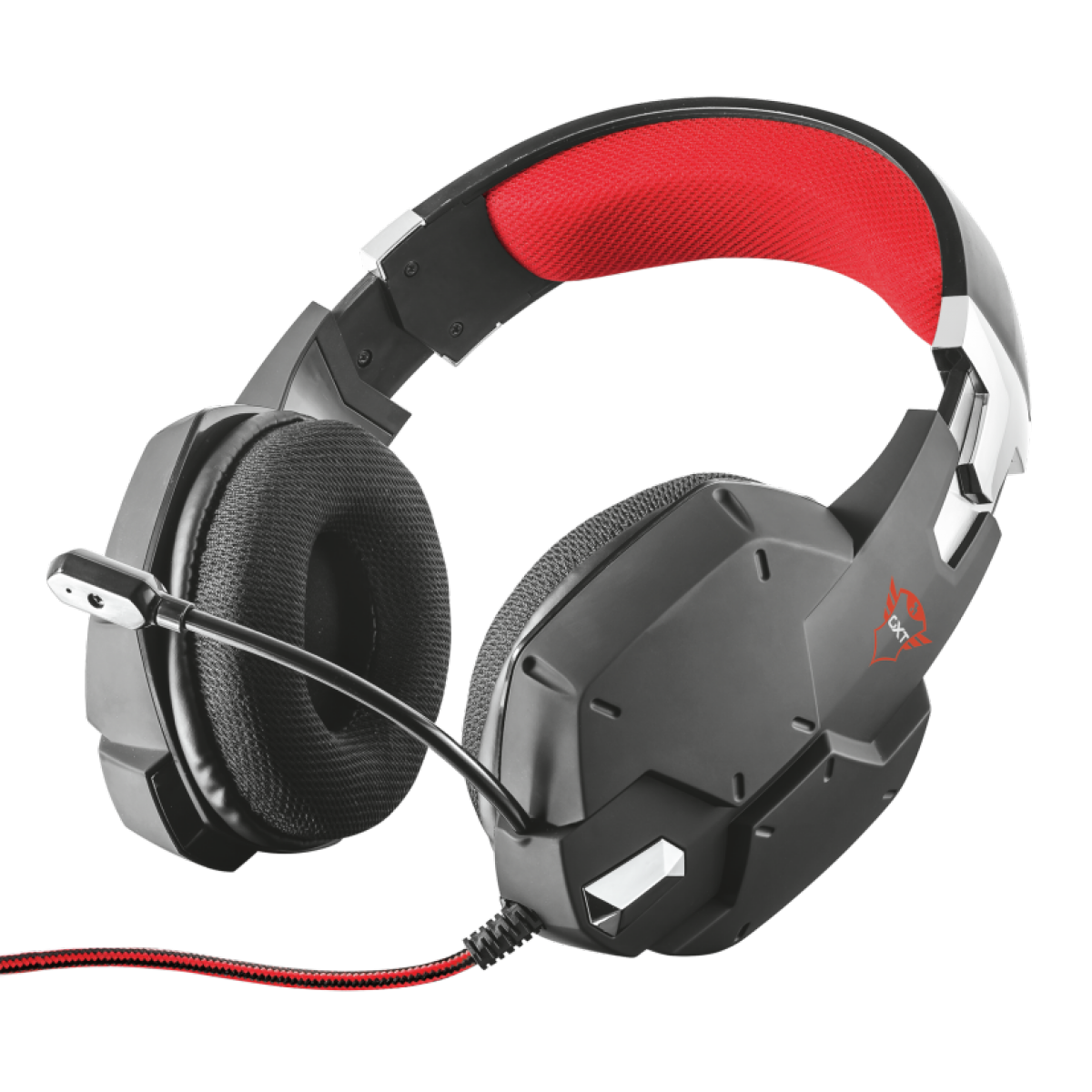 Headset Gamer Trust Carus, Multiplataforma, Preto, GXT322 - Open Box