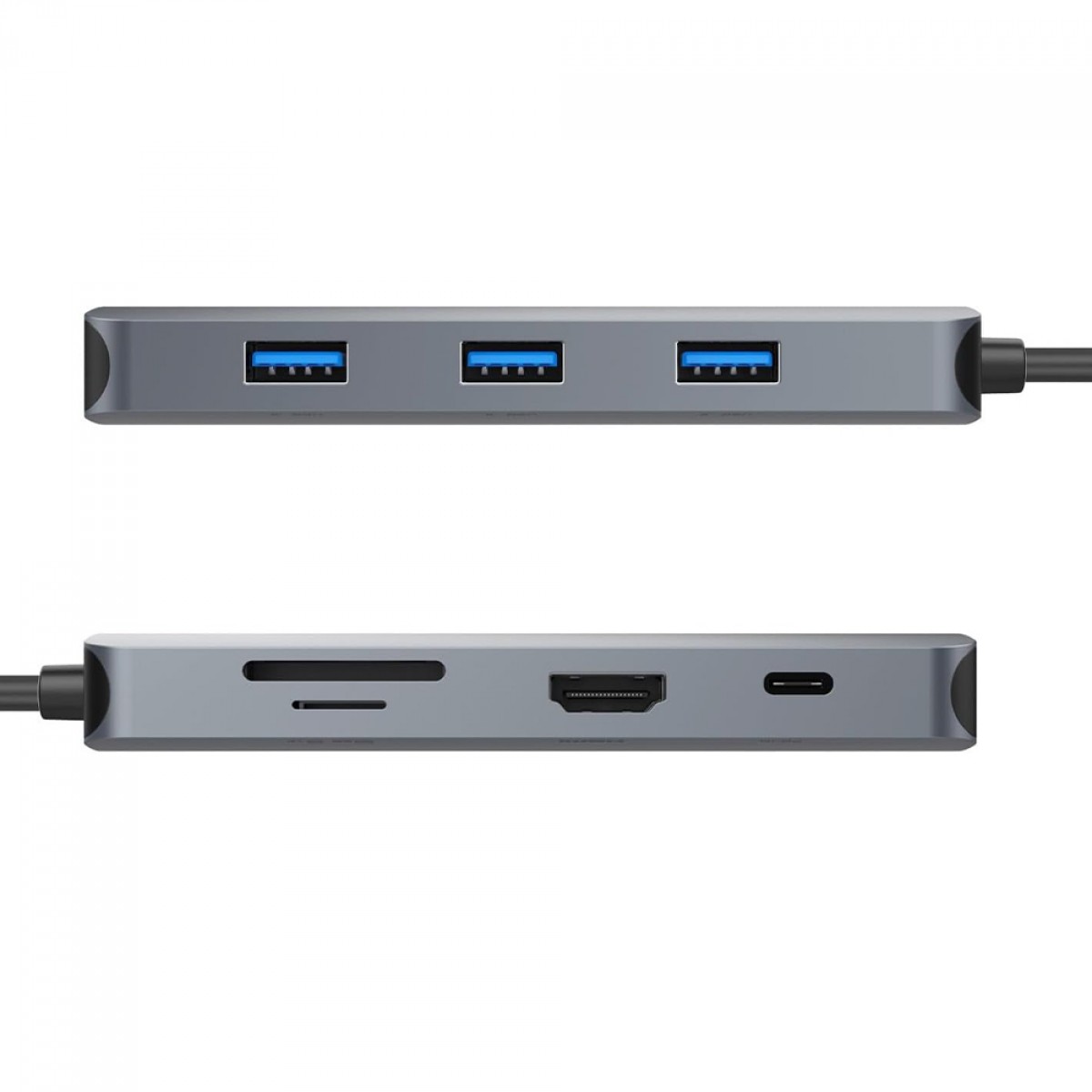 Hub Adaptador Hikvision 8 em 1, USB-C Para USB 3.0