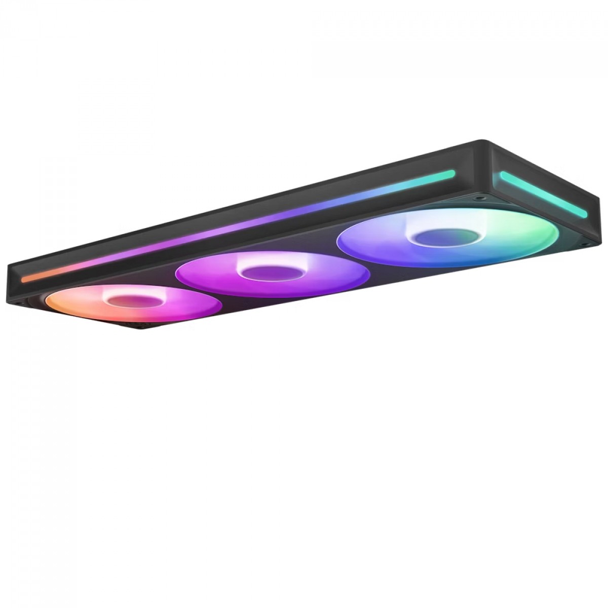 Kit Fan 360mm NZXT F360 RGB Core, 3 Ventoinhas De 120mm, Single-Frame ...