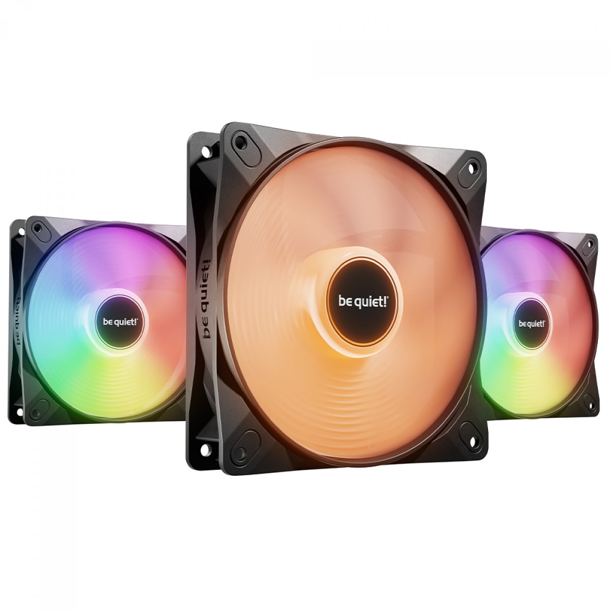 Kit Fan Be Quiet Light Wings LX 120mm ARGB PWM | Terabyte