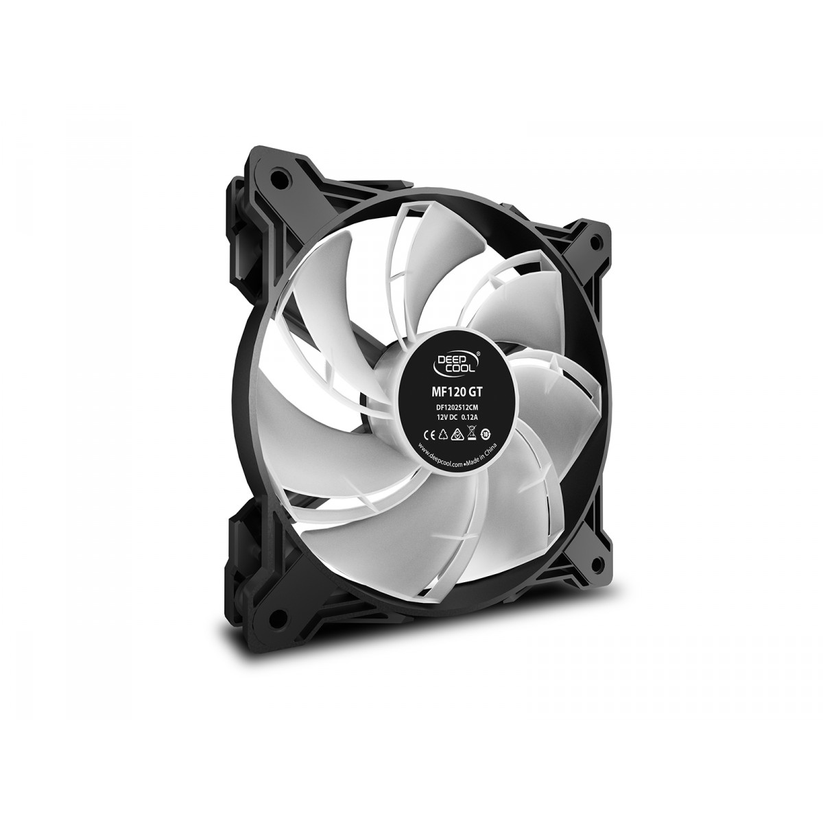 Kit Fan com 3 Unidades DeepCool, ADD-RGB 120mm, MF120 GT First Class