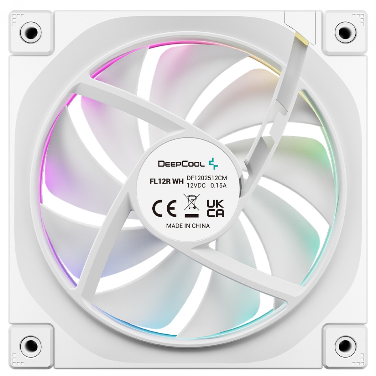 Kit 3 Fans DeepCool FL12R WH 120mm ARGB Reverse | Terabyte