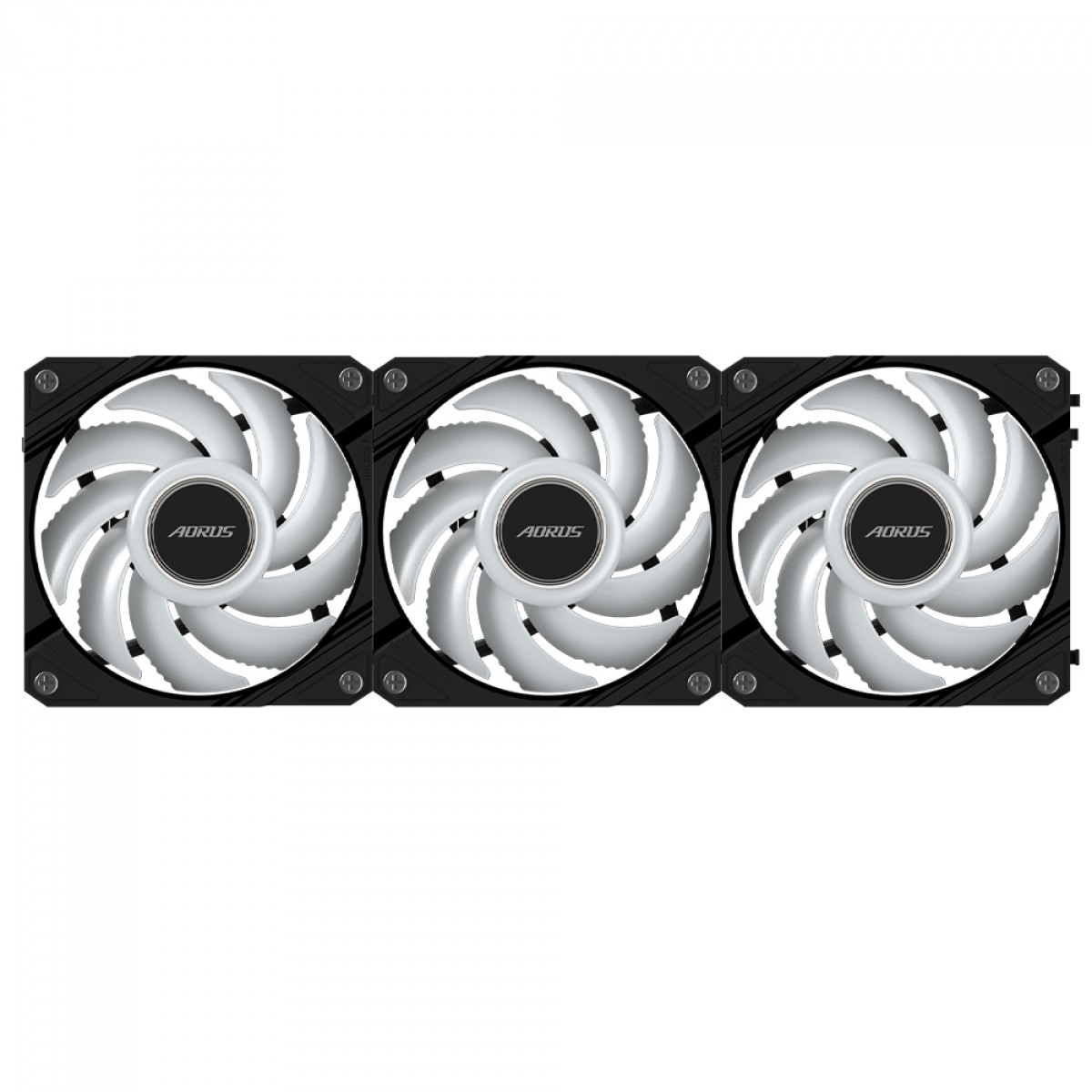 Kit Fan Gigabyte Aorus EZ-Chain 120mm ARGB 3 Unid | Terabyte