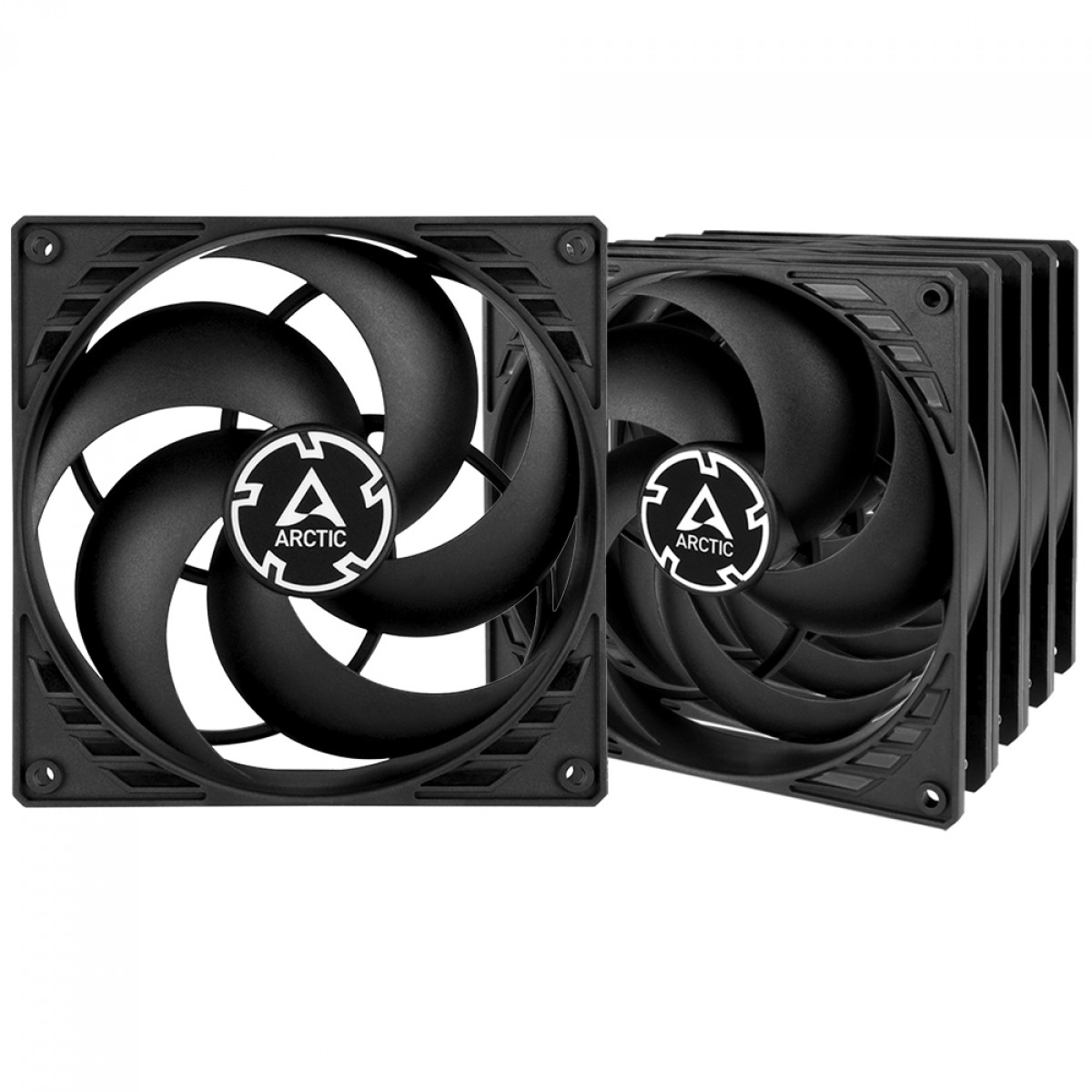 Kit Fan com 5 Unidades Arctic Cooling P14 PWM PST, 140mm, Preto ...