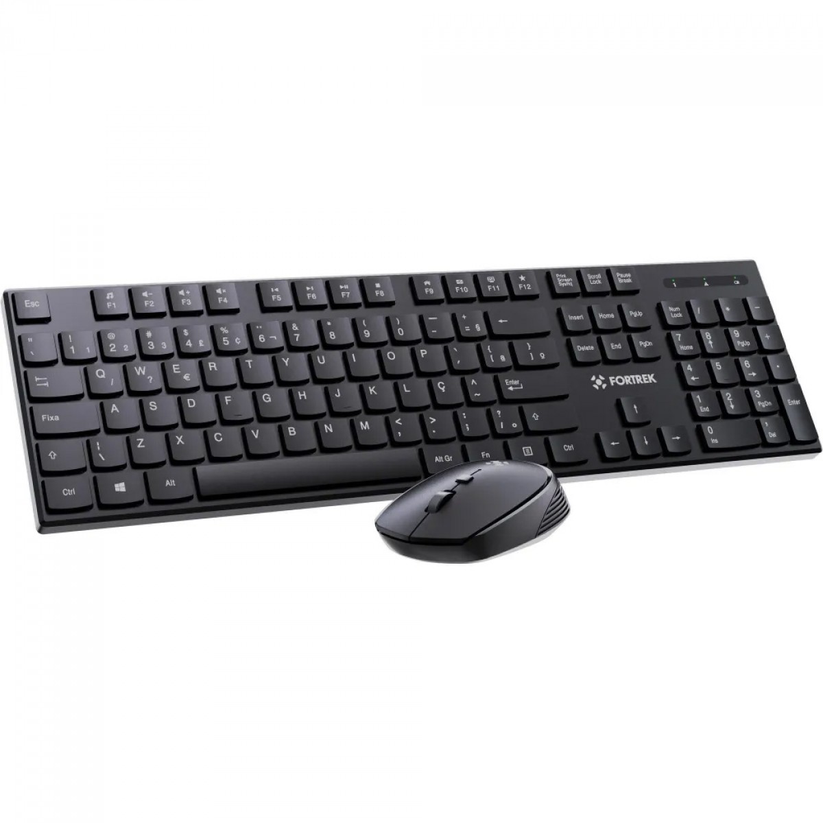 Kit Teclado e Mouse Fortrek CW11 Wireless ABNT2 | Terabyte