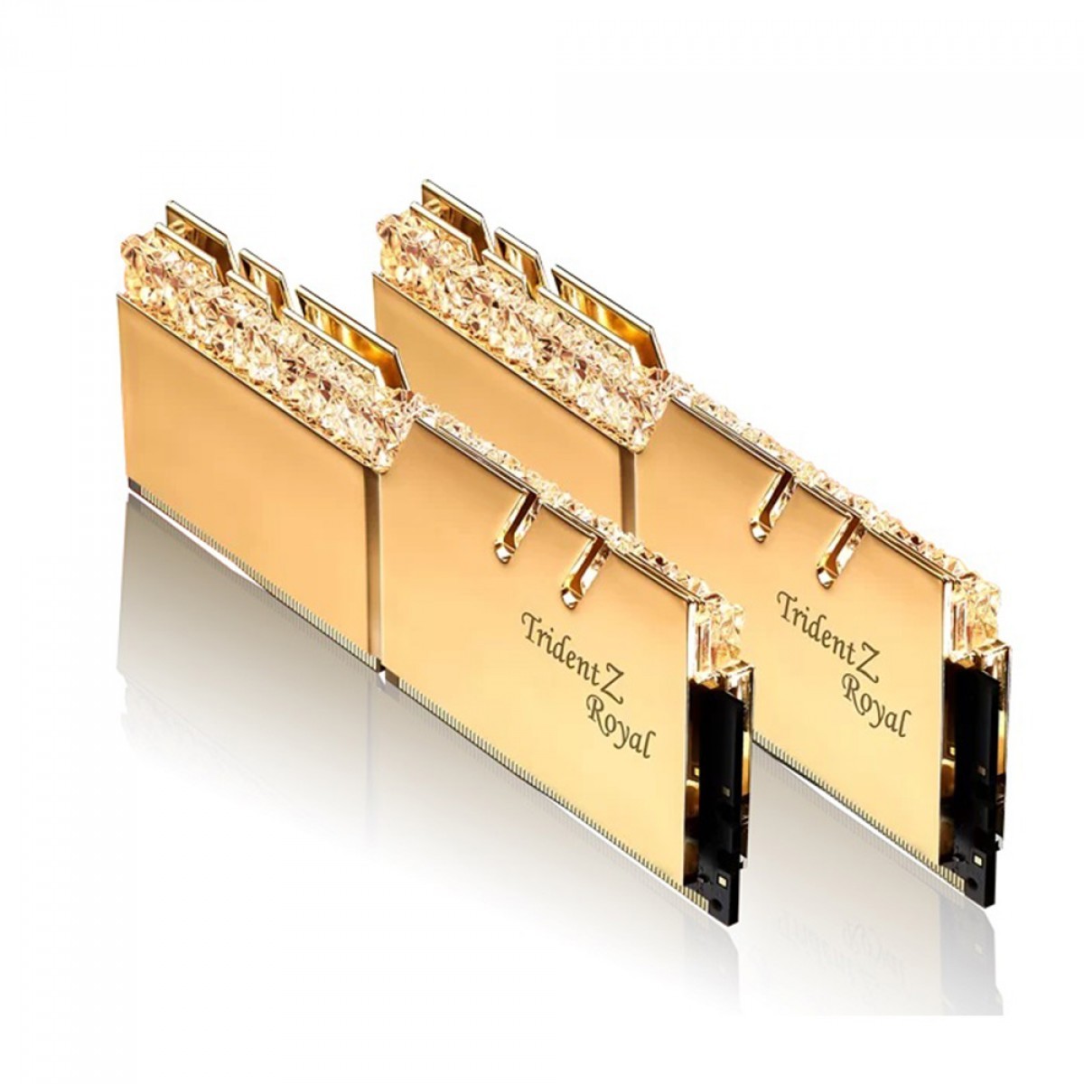 Memória Ddr4 G Skill Trident Z Royal Rgb 32gb 4x8gb 3600mhz Golden