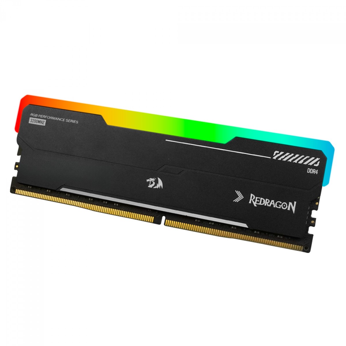Memória DDR4 Redragon Magma, RGB, 8GB, 3200Mhz, Black, GM-801