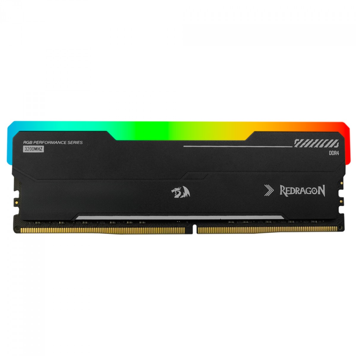 Memória DDR4 Redragon Magma, RGB, 8GB, 3200Mhz, Black, GM-801