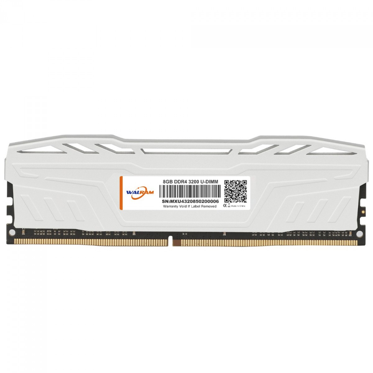 Memória DDR4 Walram, 8GB, 3200MHz, Branco, WR-8GBDDR4-3200MHZ