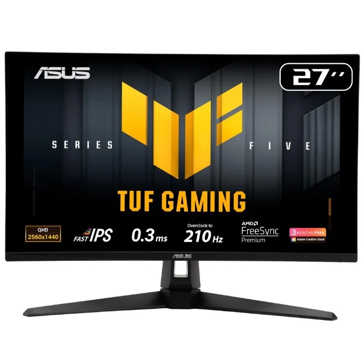 Monitor Asus TUF 27" QHD 210Hz Fast IPS 0.3ms | Terabyte