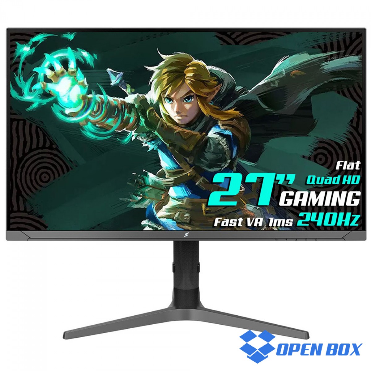 Monitor Gamer SuperFrame Epic, 27 Pol, Quad HD, Fast VA, 1ms, 240Hz, G ...