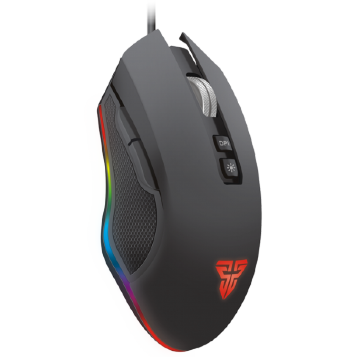 Mouse Gamer Fantech Zeus X5s, 4.800 DPI, 7 Botões, RGB, Black