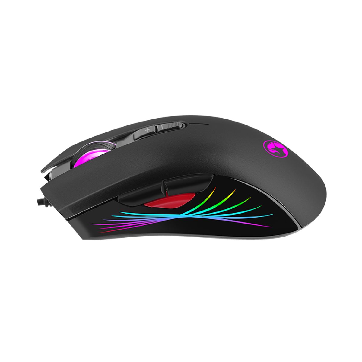 Mouse Gamer Marvo M519, 12000 DPI, 8 Botões, RGB, Black