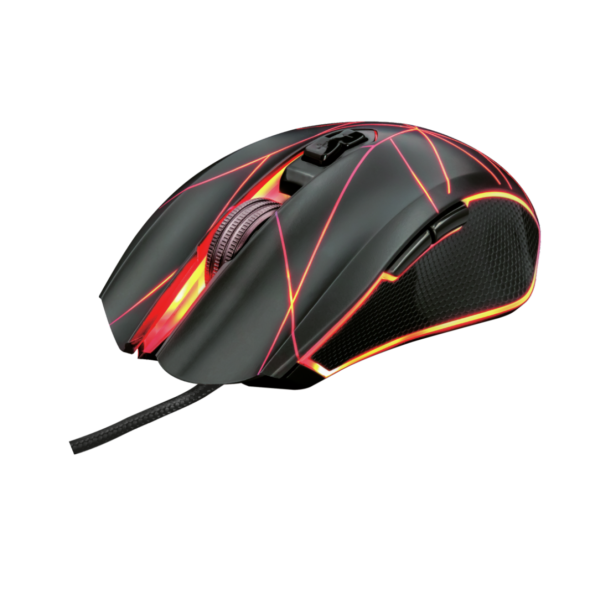 Mouse Gamer Trust, GXT 160 Ture, 4000DPI, 7 Botões, RGB, Black, T22332