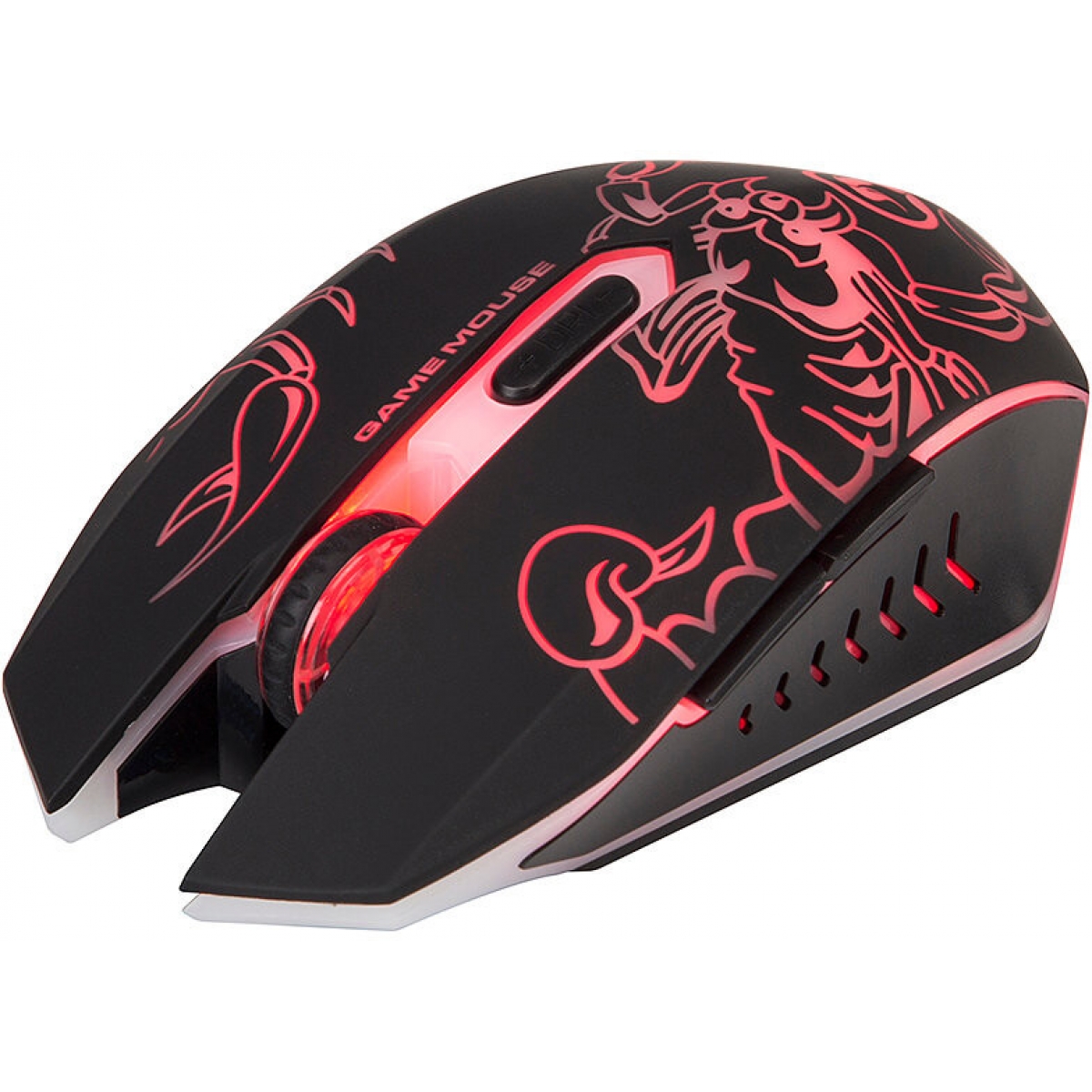 Mouse Marvo Gamer M316 Wired 6 Botões 2400 DPI LED 7 Cores