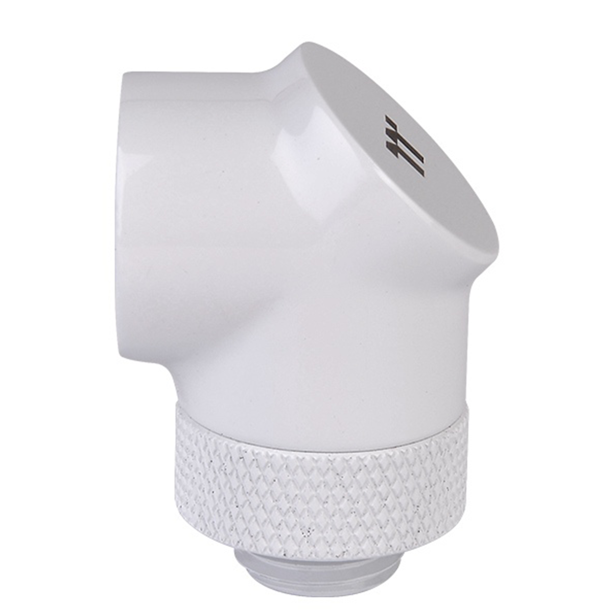 Pacific G1/4 90 Degree Adapter, Thermaltake, White, (2-Pack Fittings ...