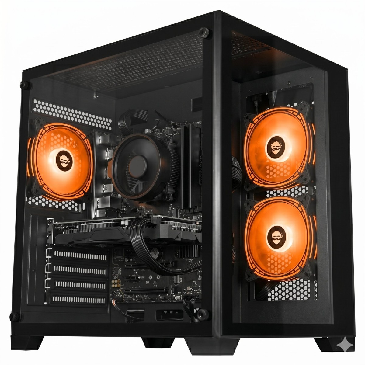 PC GAMER CAPTAIN Intel Core i5 12400F / AMD Radeon RX 7600 / 16GB DDR4 ...