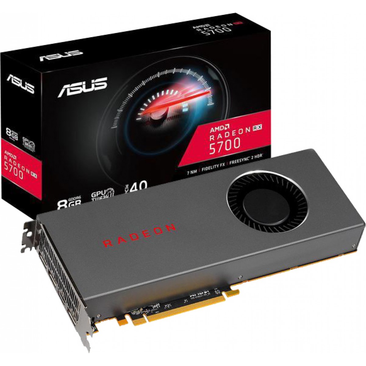 Placa de Vídeo Asus, Radeon, Navi RX 5700, 8GB, GDDR6, 256Bit, RX5700 ...