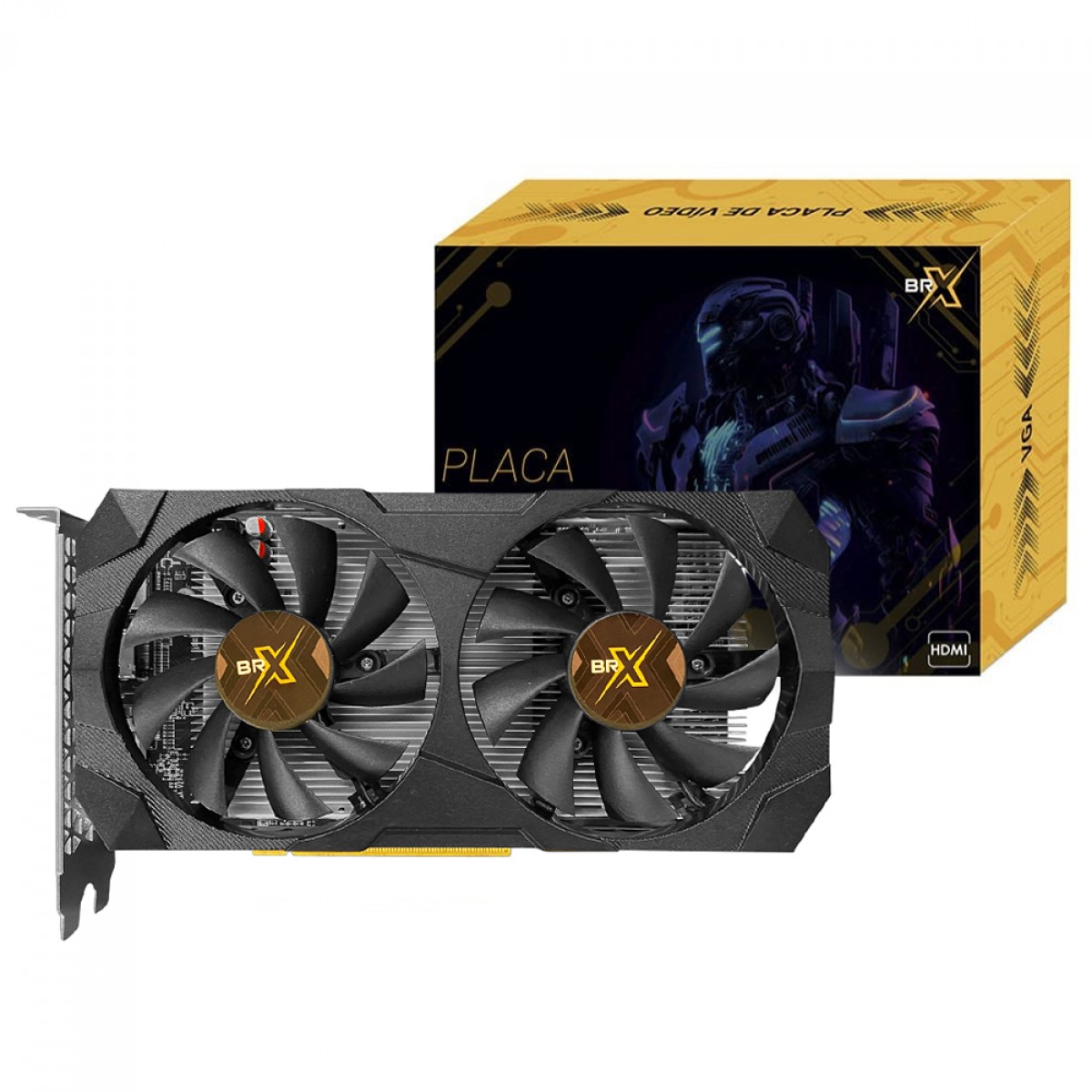 Placa de Vídeo BRX AMD Radeon RX 580, 8GB, GDDR5, 256 Bit, PVBRX-RX58