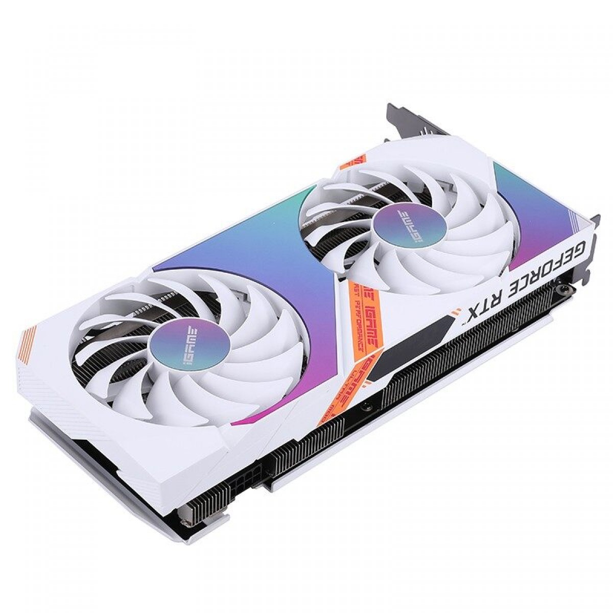 Placa de Vídeo Colorful iGame GeForce RTX 3050 Ultra White Duo OC, LHR ...