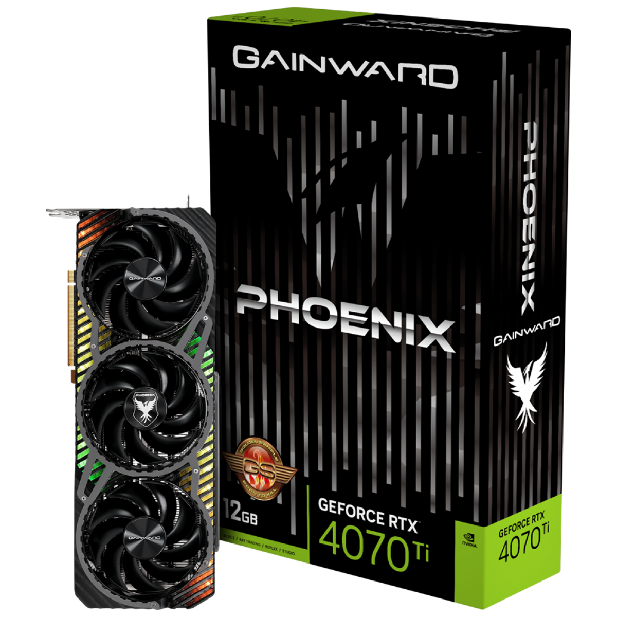Placa De Vídeo Gainward NVIDIA GeForce RTX 4070 Ti Phoenix GS, 12GB ...