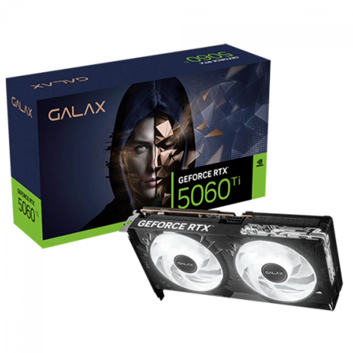 Placa De Vídeo Galax NVIDIA GeForce RTX 5060 Ti 1-Click OC Classic, 8GB, GDDR7, DLSS, Ray ...