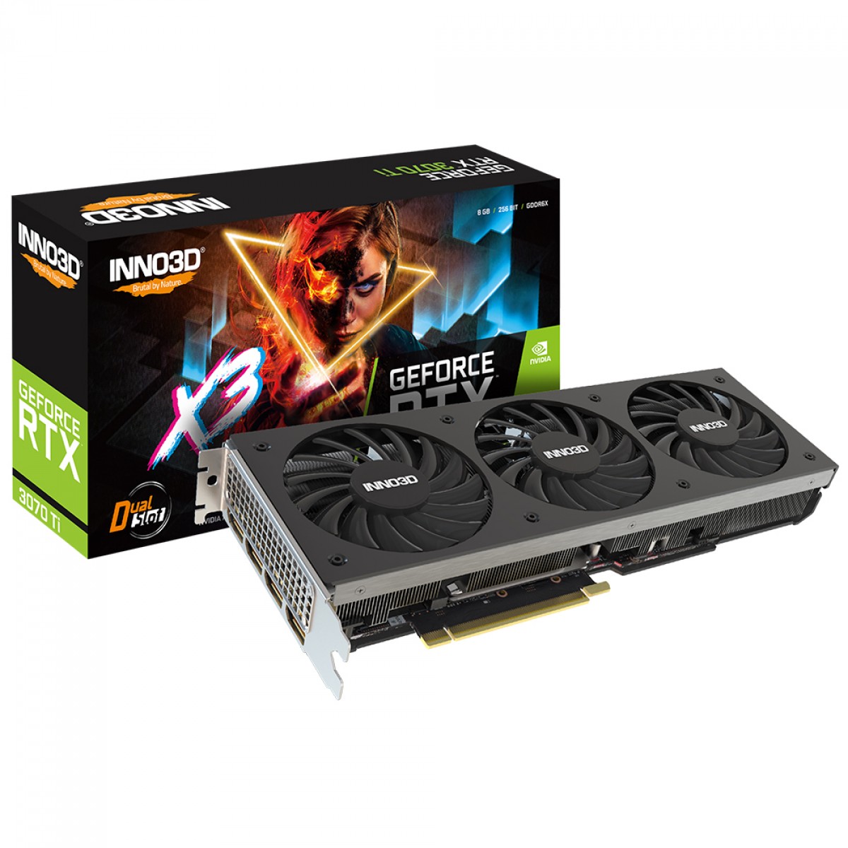 Placa de Vídeo INNO3D NVIDIA GeForce RTX 3070 Ti X3, 8GB, GDDR6X, DLSS ...