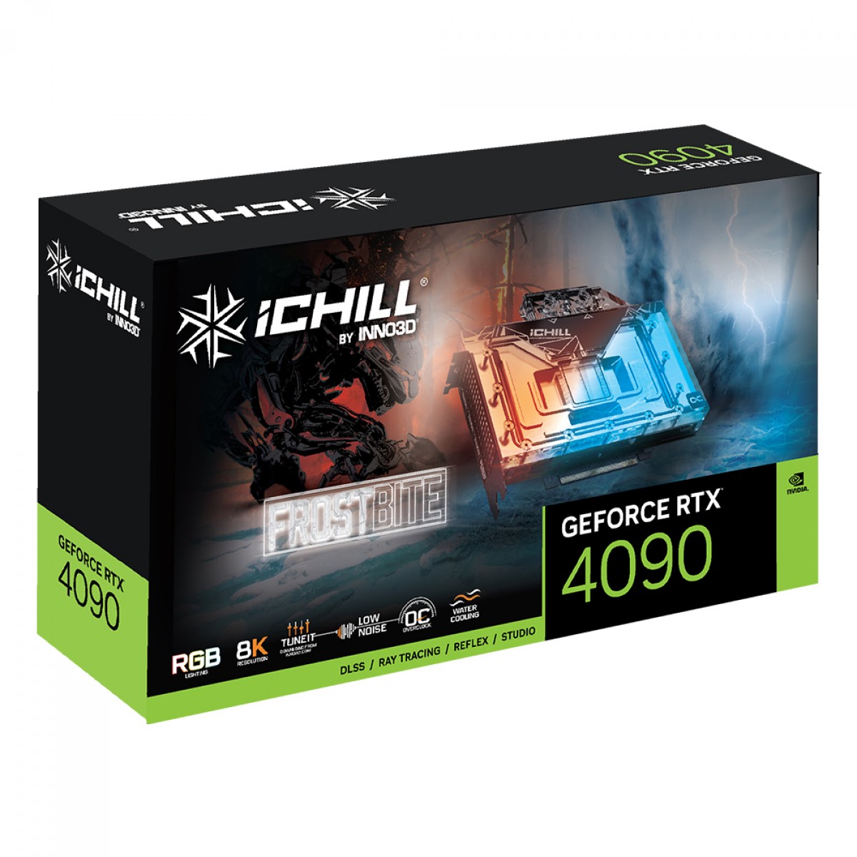 Placa de Vídeo INNO3D NVIDIA GeForce RTX 4090 ICHILL FROSTBITE, 24GB ...