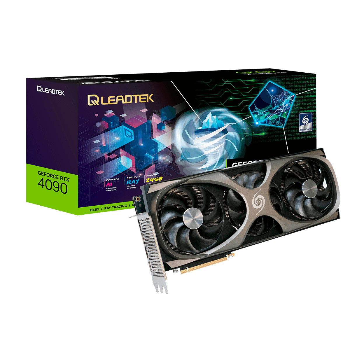 Placa de Video Leadtek WinFast 4090 HURRICANE, 24GB, GDDR6X, DLSS, Ray ...