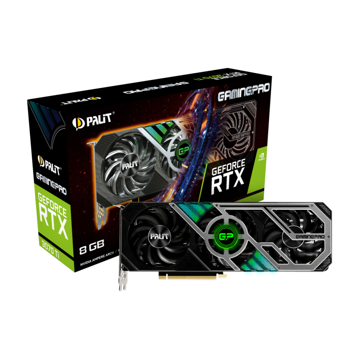Placa De V deo Palit NVIDIA GeForce RTX 3070 Ti GamingPro LHR 8GB Placa De V deo Palit NVIDIA GeForce RTX 3070 Ti GamingPro LHR 8GB
