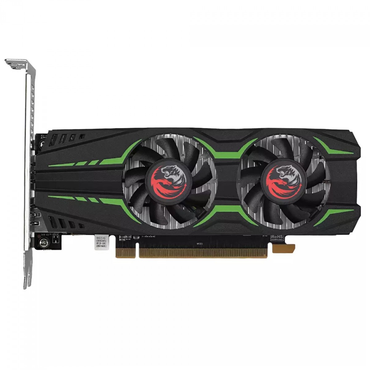 Placa de Vídeo PCYES AMD Radeon RX 570, 4GB, GDDR5, 128-Bit, Dual-Fan ...