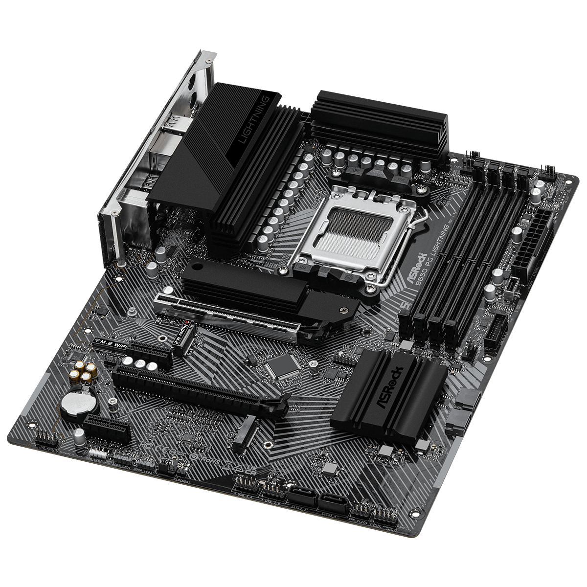 Placa Mãe ASRock B650 PG Lightning, Chipset B650, ATX, AMD AM5, DDR5 - Open Box