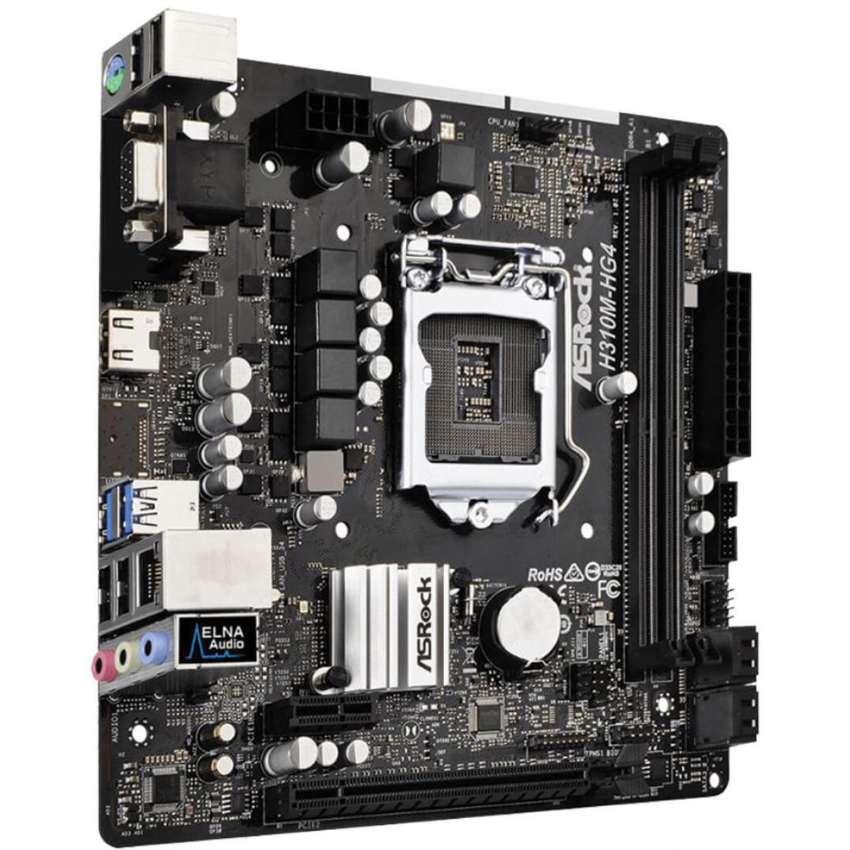 Placa Mãe ASRock H310M-HG4, Chipset H310, Intel LGA 1151, mATX, DDR4