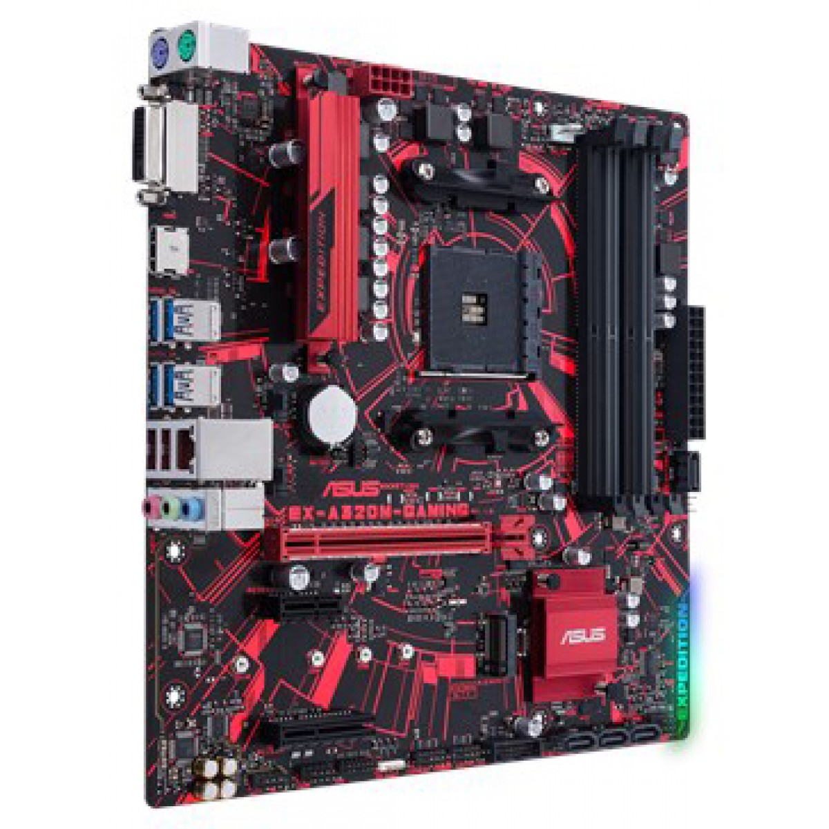 Placa Mãe Asus Ex-A320M-Gaming, Chipset A320, AMD AM4, ATX, DDR4