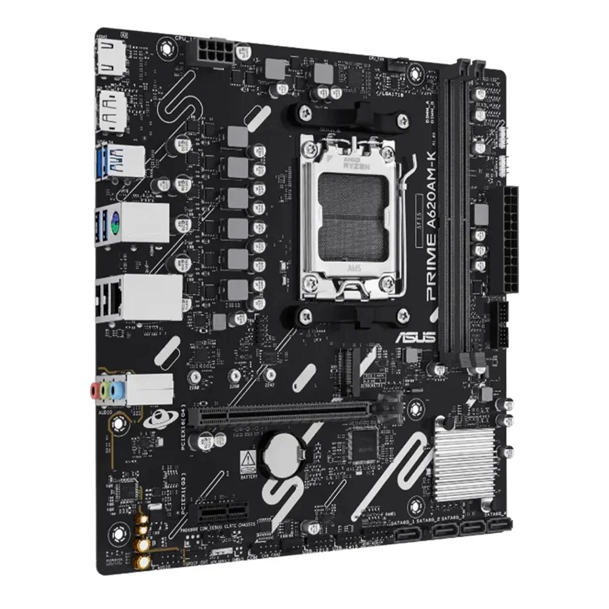 Placa-Mãe Asus Prime A620M-K, AM5, mATX, DDR5 | Terabyte