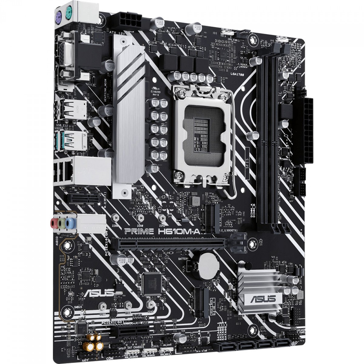 Placa Mãe Asus Prime H610M-A, Chipset H610, Intel LGA 1700, mATX, DDR5 ...