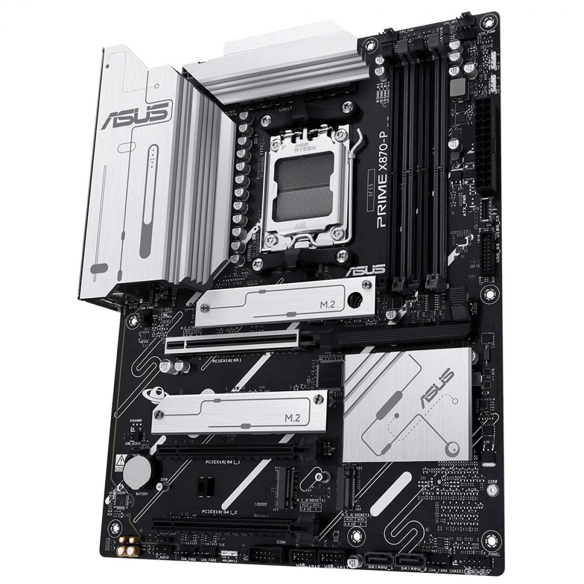 Placa Mãe Asus Prime X870-P, Chipset X870, AMD AM5, ATX, DDR5