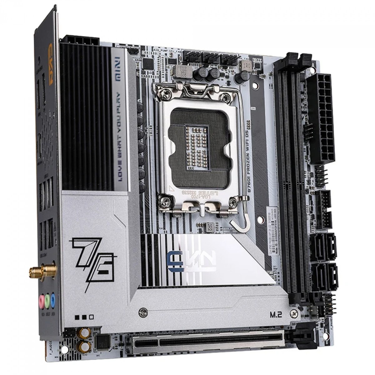 Placa Mãe Colorful CVN B760I Frozen WiFi D5 V20, Chipset B760, Intel LGA 1700, mini-ITX, DDR5 ...