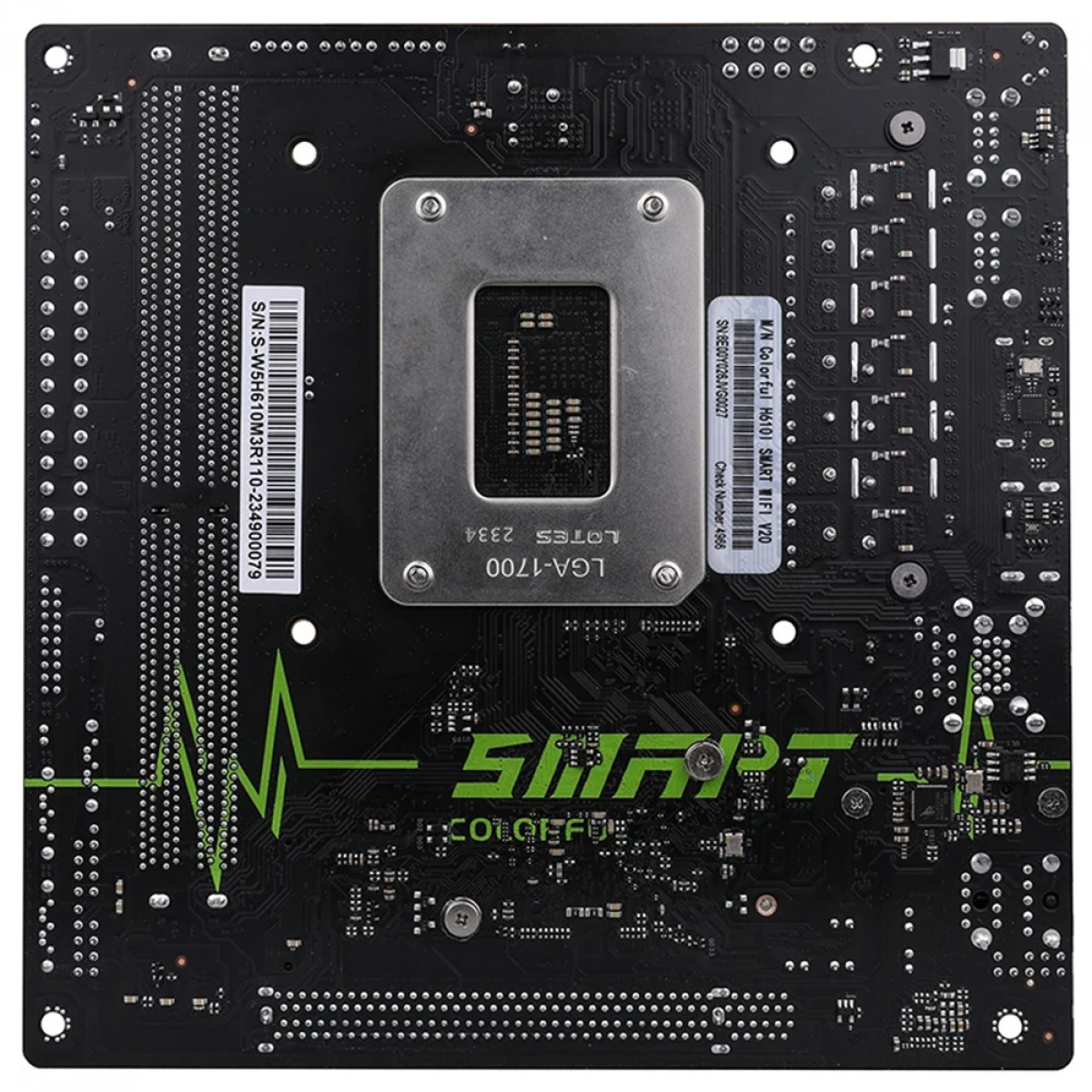 Placa Mãe Colorful H610I SMART WiFi V20, Chipset H610, Intel LGA 1700 ...