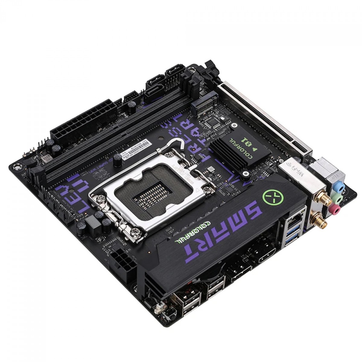 Placa Mãe Colorful H610I SMART WiFi V20, Chipset H610, Intel LGA 1700 ...