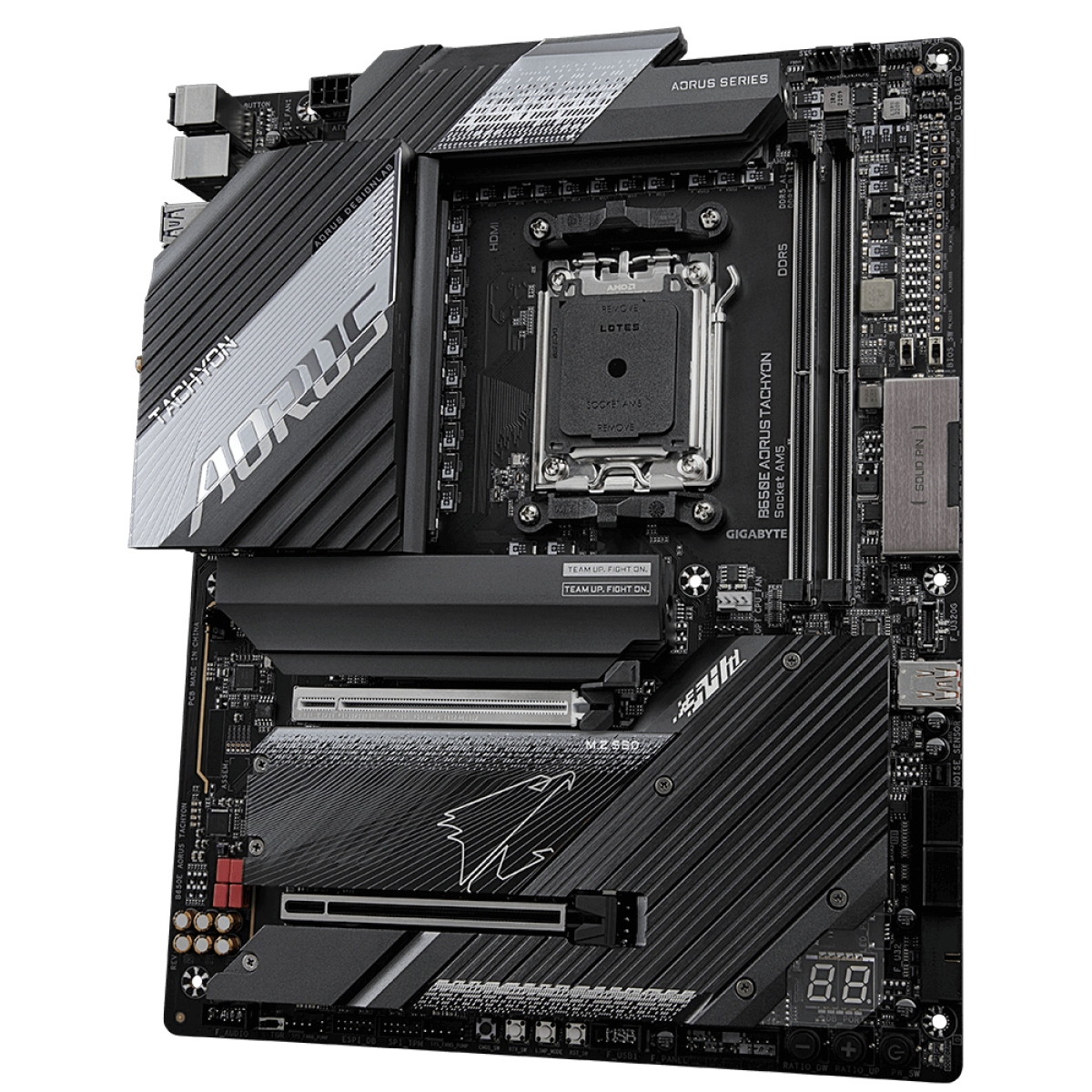 Placa Mãe Gigabyte B650E AORUS TACHYON, WIFI, Chipset B650, AMD AM5 ... Placa Mãe Gigabyte B650E AORUS TACHYON, WIFI, Chipset B650, AMD AM5 ...