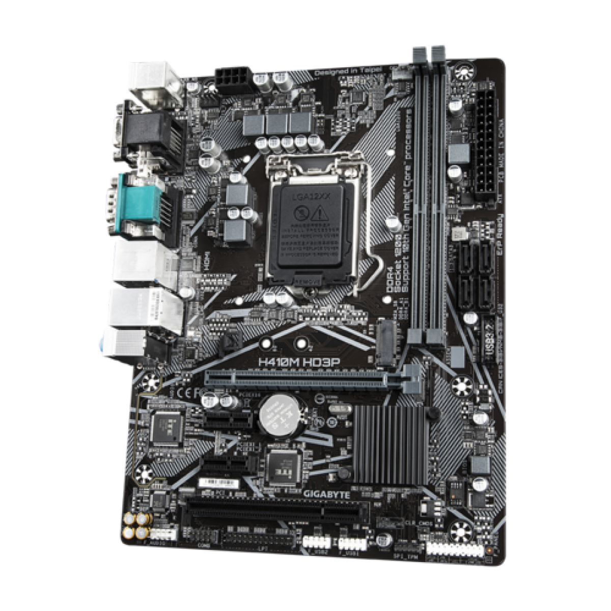 Placa Mãe Gigabyte H410M HD3P, Chipset H410, Intel LGA 1200, mATX, DDR4