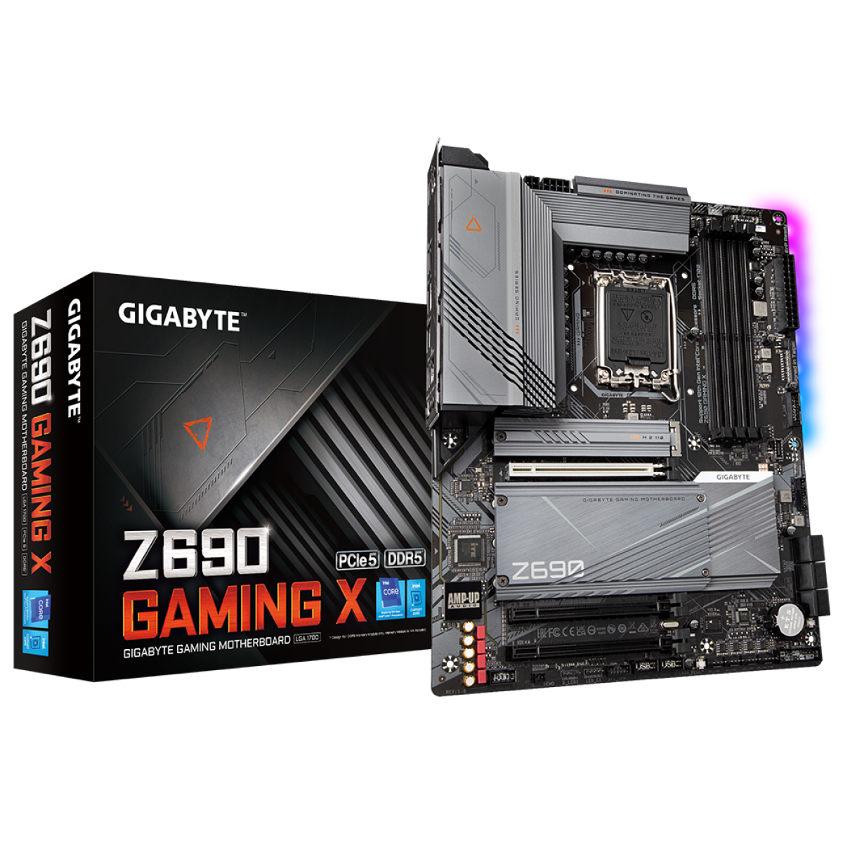Placa Mãe Gigabyte Z690 Gaming X, Chipset Z690, Intel LGA 1700, ATX, DDR5