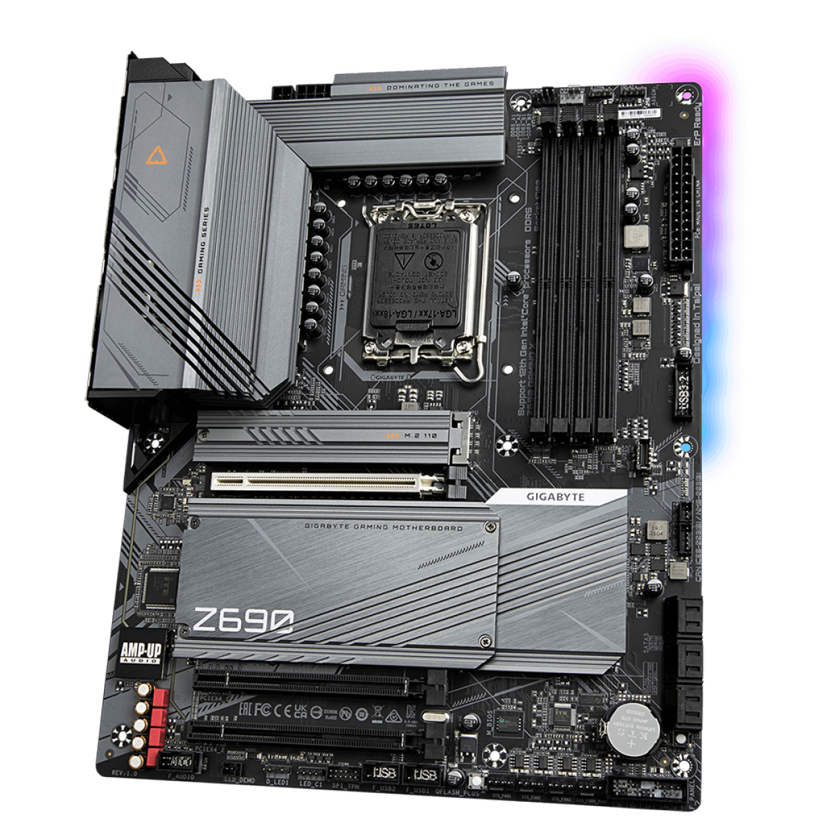 Placa Mãe Gigabyte Z690 Gaming X, Chipset Z690, Intel LGA 1700, ATX, DDR5