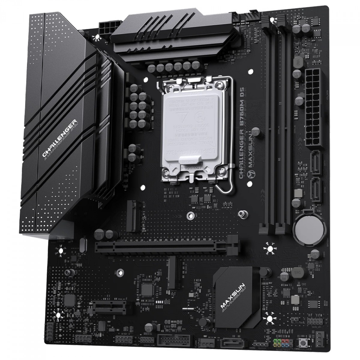 Placa Mãe Maxsun Challenger B760M D5, Chipset B760, Intel LGA 1700, mATX, DDR5