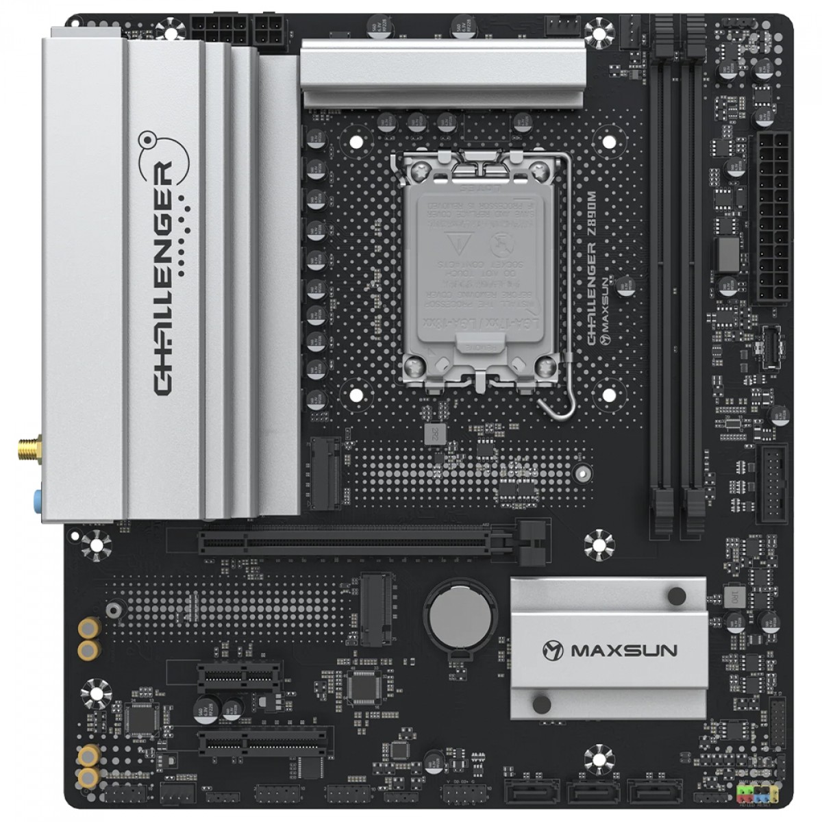 Placa Mãe Maxsun Challenger Z890M WiFi, Chipset Z890, Intel LGA 1851 ...